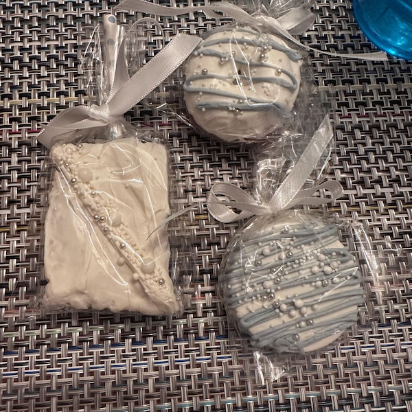 1 Dozen White Silver Pearl Oreos Chocolate Covered Oreo Party Favors ...