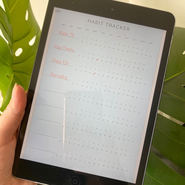 Digital Daily Journal, 365 Hyperlinked Daily Pages, Goodnotes Journal ...