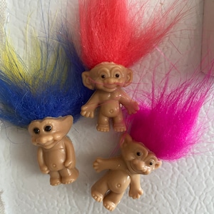 Mini Vintage Troll Magnet - Etsy