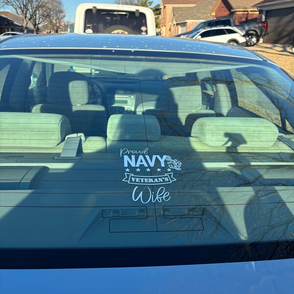 Veteran’s Wife Decal Sticker - Etsy