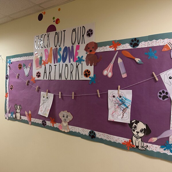 Boho Rainbow Choose KINDNESS Bulletin Board Kit | Happy Face Retro ...