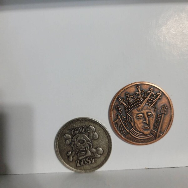 I Win/you Lose Decision Maker Coin - Etsy