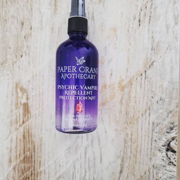 PSYCHIC VAMPIRE REPELLENT – Protection Mist - Gem-infused Aromatherapy ...
