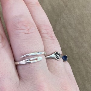 Silver Sewing Needle Ring - Etsy