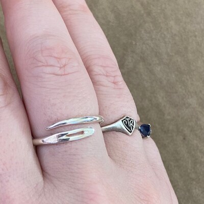 Silver Sewing Needle Ring - Etsy
