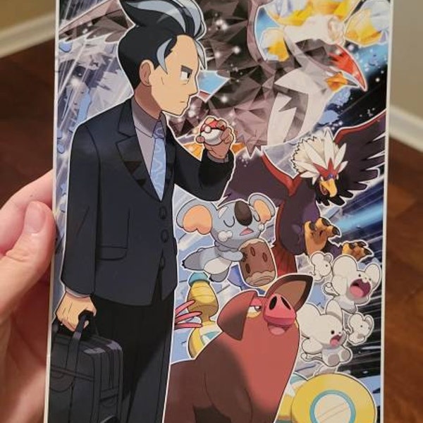 Medali Gym Leader - Larry - Etsy