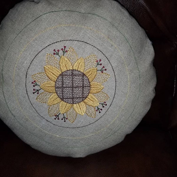 Primitive Machine Embroidery Design-star Snowman--version 1--5X7 ...