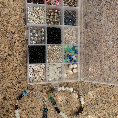 Assorted Bead Kit for Craft DIY Projects, Beading Kit, Jewelry Making ...
