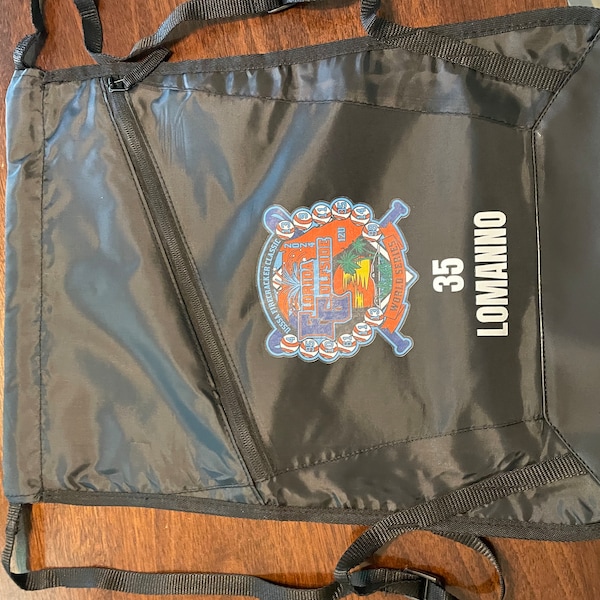 Personalized Track & Field Drawstring Cinch Bag - Custom Sport Backpack ...