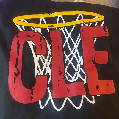 CLE Basketball Svg, Cleveland Svg, Grunge Distressed, Png, Dxf, Svg ...