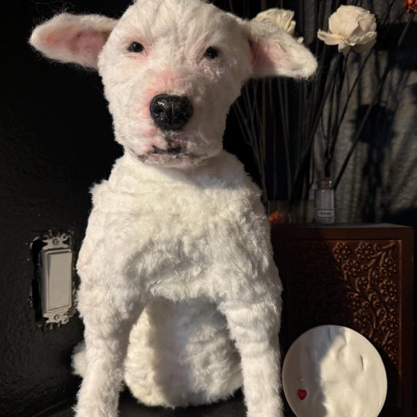 Custom Poodle Toy Plush - Handmade Realistic Dog Replica, Personalized ...