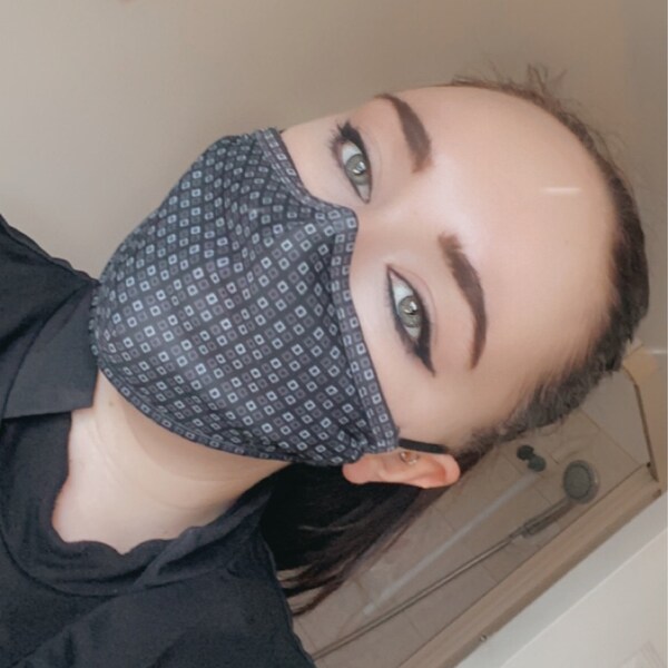 Stay Safe Face Mask/covering With Tie-able Ear Loops, Adjustable Nose ...
