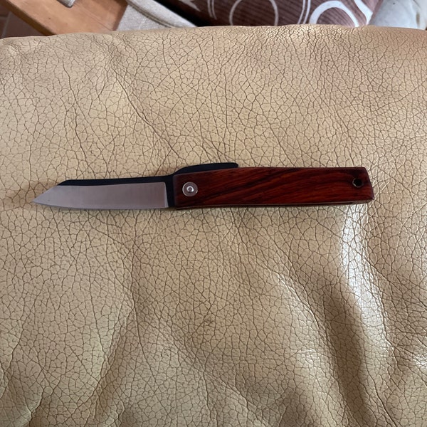 Higonokami Bonsai Irogane Damascus Pocket Knife, Japan - Etsy