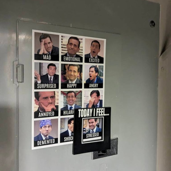 Michael Scott Mood Magnet - Prison Mike - Michael Scott Gifts - Steve ...