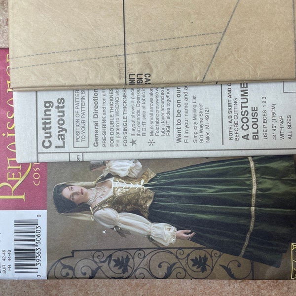 Simplicity Sewing Pattern S8870, Formal Mermaid Evening Gown, One ...