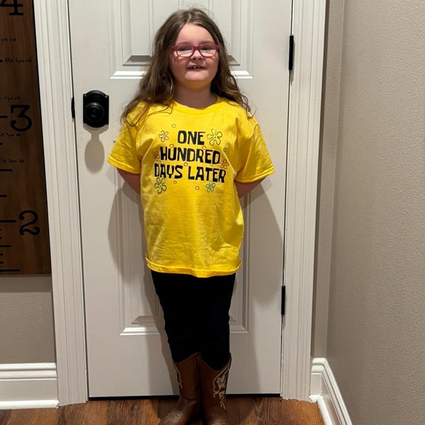 One Hundred Days Later 100 Days of School SVG PNG, 100 Days Later, 100 ...