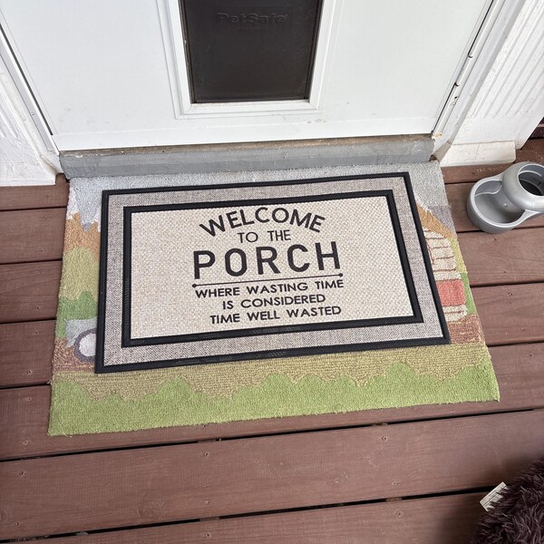 Simple Monogram Door Mat | Wedding Gift | Custom Doormat | Family ...