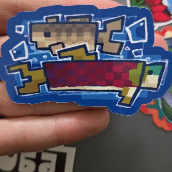 Lucky Shrimp Sticker | Splatoon Side Order Inspired Sticker | 3 Inch ...