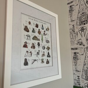 Star Wars Alphabet Poster, Star Wars A-Z, Star Wars Watercolor Art ...