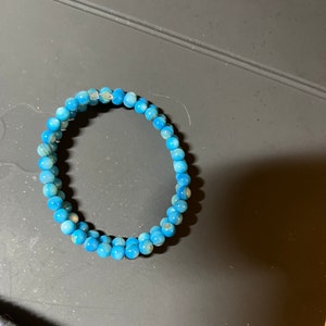 6mm Larimar Quartz Gemstone Grade AAA Sky Blue Round Loose Beads 15.5 ...