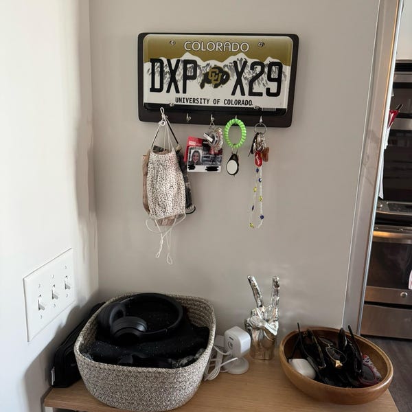 License Plate Key Hanger - Etsy