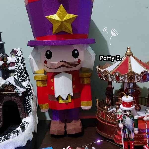 Kawaii Nutcrackers V3, DIY, Papercraft, PDF, Svg, Dxf, Low Poly, 3D ...