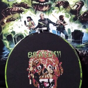 PDF Neon Xenomorph Warrior Alien Cross-stitch Pattern Embroidery Aliens ...