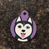 Pet ID Tag - Husky - Etsy