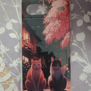 Cute Cat Phone Case Aesthetic Cats Phone Cover Fit for iPhone 15 14 11 ...