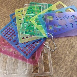 Health Planner Stencil Bullet Journal Stencil 074 credit - Etsy