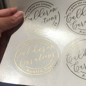 Custom Gold Foil Stickers Wedding Favor Stickers Gold Foil | Etsy