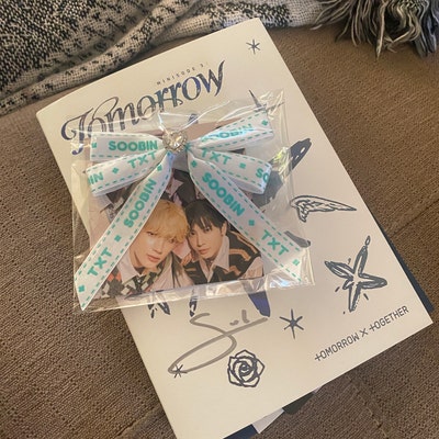 BTS SUGA AGUST D Ribbon Bow Keychain Pendant Light Stick Lanyard ...