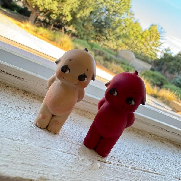 Customizable Handmade Keychain Kewpie Doll - Etsy