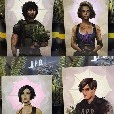 RE4 Kiss-cut Vinyl Sticker Sheet - Etsy