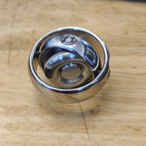 Mechforce EDC Gyroscope, Stainless Steel, Hand Fidget, Stress Relief ...