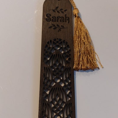 Custom Wood Bookmarks With Tassel, Personalized Wooden Bookmark, Unique ...