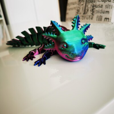 Robolotl Robot Axolotl Digital .STL File for 3dprinting, Articulated ...