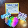 Middle School Math & Pre-algebra Set of 50 Anchor Charts for Grade 6 7 ...