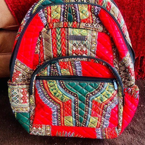 Large Ankara Backpack/ African Backpack/ African Print Backpack - Etsy