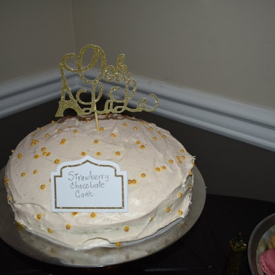 Ooh La La Cake Topper, Paris Cake Topper, Paris Theme Party, Paris ...