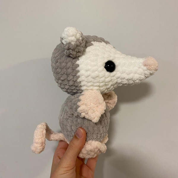 PATTERN: Plush Polly the Possum Pattern - Amigurumi Chunky Possum ...