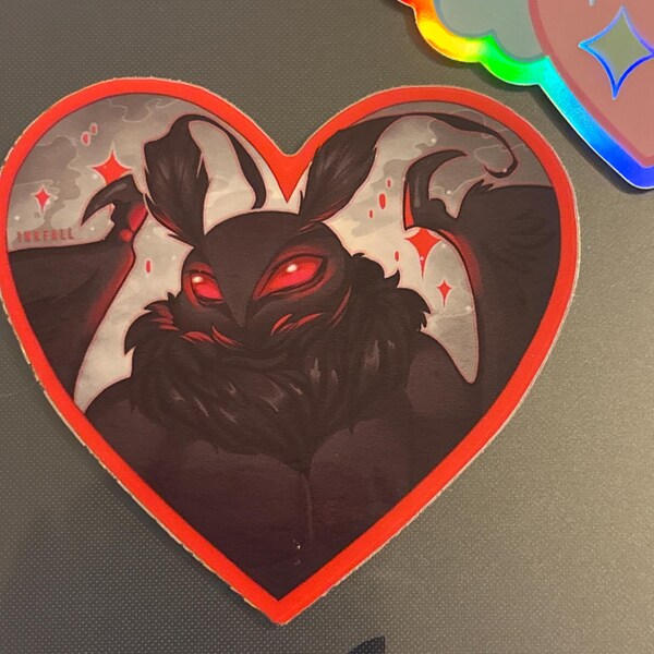 Mothman GLOW Hard Enamel Pin Cute Kawaii Cryptid Pin - Etsy