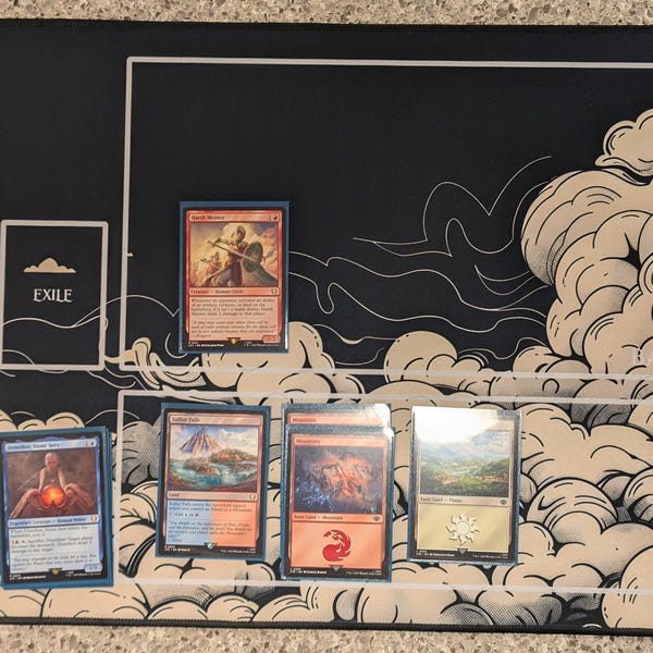 Pink Witchy Theme Desk Mat MTG Playmat TCG Lorcana Fallout Anime ...