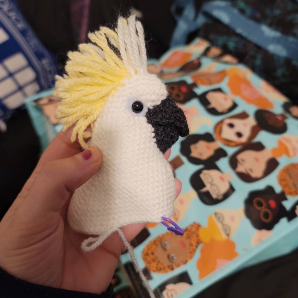 Amigurumi WHITE COCKATOO - Crochet Pattern, PDF in English, Deutsch ...