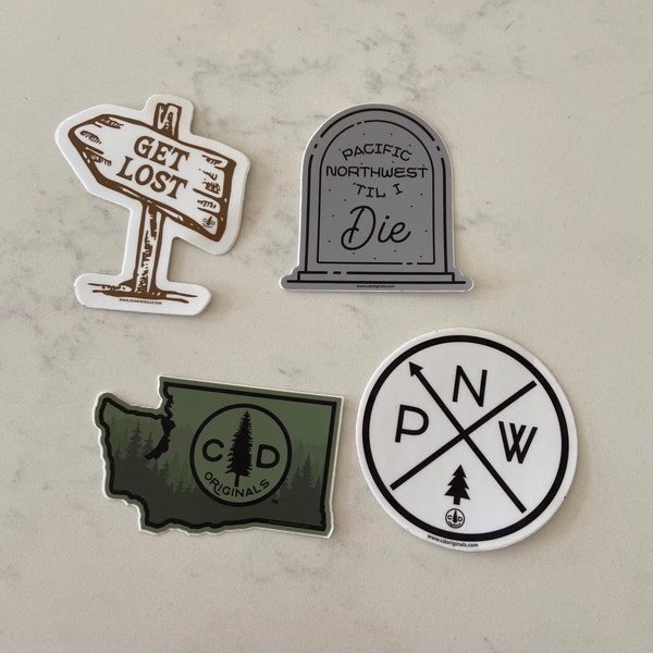 Pacific Northwest Pride Compass Sticker - the Original Iconic PNW ...