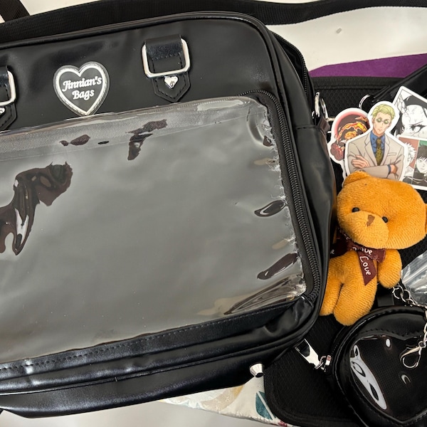 Large Ita Bag Crossbody With Insert, Anime Ita Bag, Ita Messenger Bag ...