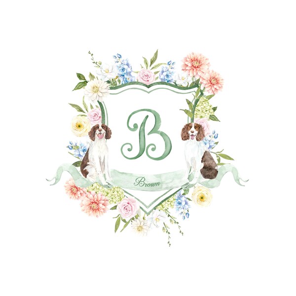 Custom Wedding Monogram Logo, Wedding Monogram, Watercolor Monogram ...