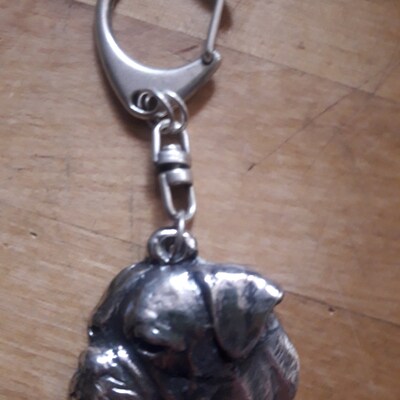American Bulldog Dog Keyring Keychain Limited Edition - Etsy