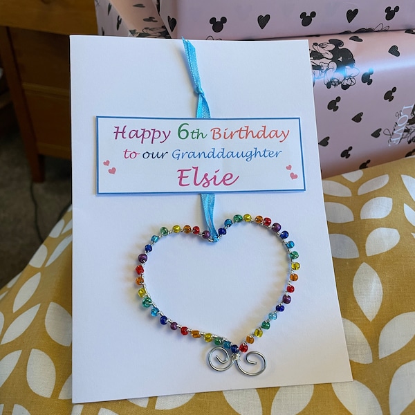 Happy Birthday Granddaughter - a Luxury Greetings Card With a Pretty ...