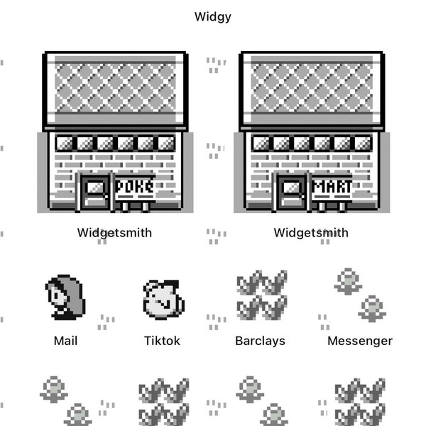 Ios 293 Icons | Pokemon Red Blue Version iPhone IOS14 App Icons Widgy ...